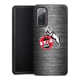 DeinDesign Galaxy S20 FE 5G Handy Panzer Handyh&uuml;lle robuste Outdoor H&uuml;lle Schutzh&uuml;lle gl&auml;nzend Official Licensed Product 1. Fc K&ouml;ln Metallic Look Tough Case