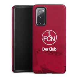 DeinDesign Galaxy S20 FE 5G Handy Panzer Handyh&uuml;lle robuste Outdoor H&uuml;lle Schutzh&uuml;lle gl&auml;nzend Official Licensed Product Bundesliga 1. Fc N&uuml;rnberg Tough Case