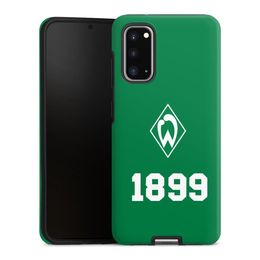 DeinDesign Galaxy S20 Handy Panzer Handyh&uuml;lle robuste Outdoor H&uuml;lle Schutzh&uuml;lle matt Statement Official Licensed Product Sv Werder Bremen Tough Case
