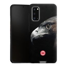 DeinDesign Galaxy S20 Handy Panzer Handyh&uuml;lle robuste Outdoor H&uuml;lle Schutzh&uuml;lle matt European Cup Official Licensed Product Eintracht Frankfurt Tough Case