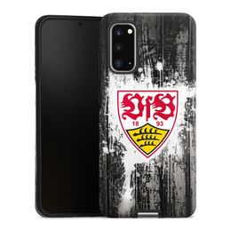 DeinDesign Galaxy S20 Handy Panzer Handyh&uuml;lle robuste Outdoor H&uuml;lle Schutzh&uuml;lle matt Official Licensed Product Vfb Stuttgart Bundesliga Tough Case