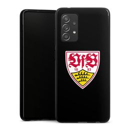 DeinDesign Galaxy A52s 5G Handy Silikon H&uuml;lle Case schwarz Handyh&uuml;lle Coat Of Arms Vfb Stuttgart Official Licensed Product