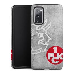 DeinDesign Galaxy S20 FE 5G Handy Panzer Handyh&uuml;lle robuste Outdoor H&uuml;lle Schutzh&uuml;lle gl&auml;nzend 1. Fck Devil 1. Fc Kaiserslautern Tough Case