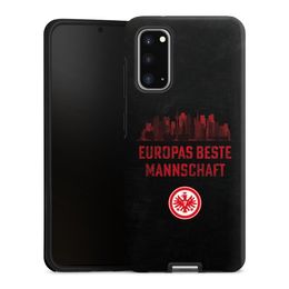 DeinDesign Galaxy S20 Handy Panzer Handyh&uuml;lle robuste Outdoor H&uuml;lle Schutzh&uuml;lle matt European Cup Eintracht Frankfurt Merchandise Tough Case