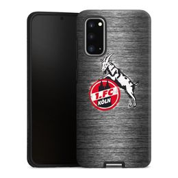 DeinDesign Galaxy S20 Handy Panzer Handyh&uuml;lle robuste Outdoor H&uuml;lle Schutzh&uuml;lle matt Official Licensed Product 1. Fc K&ouml;ln Metallic Look Tough Case