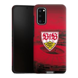 DeinDesign Galaxy S20 Handy Panzer Handyh&uuml;lle robuste Outdoor H&uuml;lle Schutzh&uuml;lle matt Vfb Stuttgart Official Licensed Product Stadium Tough Case