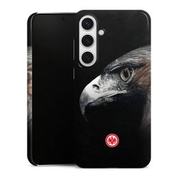 DeinDesign Galaxy S24+ Handy Premium Case Smartphone Handyh&uuml;lle Schutzh&uuml;lle gl&auml;nzend European Cup Official Licensed Product Eintracht Frankfurt Premium Case