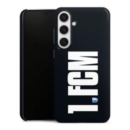 DeinDesign Galaxy S24+ Handy Premium Case Smartphone Handyh&uuml;lle Schutzh&uuml;lle gl&auml;nzend 1. Fcm 1. Fc Magdeburg Official Licensed Product Premium Case