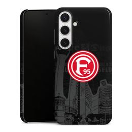 DeinDesign Galaxy S24+ Handy Premium Case Smartphone Handyh&uuml;lle Schutzh&uuml;lle gl&auml;nzend Official Licensed Product Logo Fortuna D&uuml;sseldorf Premium Case