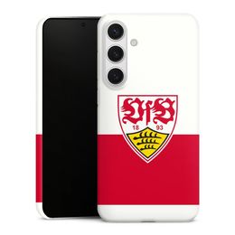 DeinDesign Galaxy S24+ Handy Premium Case Smartphone Handyh&uuml;lle Schutzh&uuml;lle gl&auml;nzend Vfb Stuttgart Logo Official Licensed Product Premium Case
