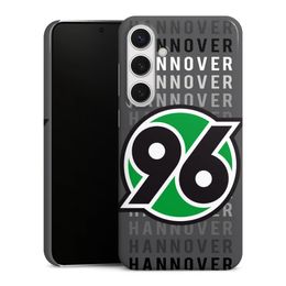 DeinDesign Galaxy S24+ Handy Premium Case Smartphone Handyh&uuml;lle Schutzh&uuml;lle gl&auml;nzend H96 Hannover 96 Official Licensed Product Premium Case