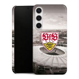 DeinDesign Galaxy S24+ Handy Premium Case Smartphone Handyh&uuml;lle Schutzh&uuml;lle gl&auml;nzend Official Licensed Product Vfb Stuttgart Stadium Premium Case