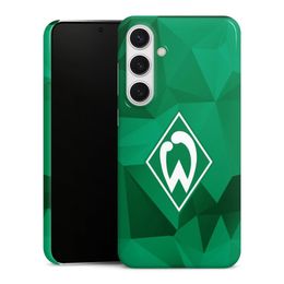 DeinDesign Galaxy S24+ Handy Premium Case Smartphone Handyh&uuml;lle Schutzh&uuml;lle gl&auml;nzend Camouflage Sv Werder Bremen Official Licensed Product Premium Case