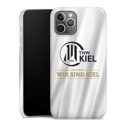 DeinDesign iPhone 12 Pro Handy Premium Case Smartphone Handyh&uuml;lle Schutzh&uuml;lle gl&auml;nzend Official Licensed Product Thw Kiel Handball Premium Case