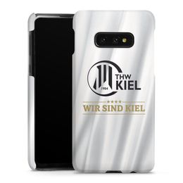 DeinDesign Galaxy S10e Handy Premium Case Smartphone Handyh&uuml;lle Schutzh&uuml;lle matt Official Licensed Product Thw Kiel Handball Premium Case