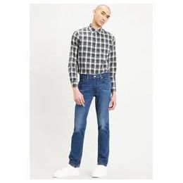 Levi's Slim-fit-Jeans LEVI'S "511 SLIM", Herren, Gr. 38, L&auml;nge 32, blau (throttle), Denim/Jeans, Obermaterial: 99% Baumwolle, 1% Elasthan, skinny fit kn&ouml;chellang, Jeans Slim-fit-Jeans, mit Stretch