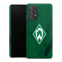 DeinDesign Galaxy A52s 5G Handy Premium Case Smartphone Handyh&uuml;lle Schutzh&uuml;lle matt Sv Werder Bremen Coat Of Arms Official Licensed Product Premium Case