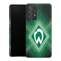 DeinDesign Galaxy A52s 5G Handy Premium Case Smartphone Handyh&uuml;lle Schutzh&uuml;lle matt Sv Werder Bremen Coat Of Arms Official Licensed Product Premium Case