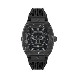 Luxusuhr Philipp Plein "Hexagon", 0202, schwarz, schwarz, Armbanduhren, Herren