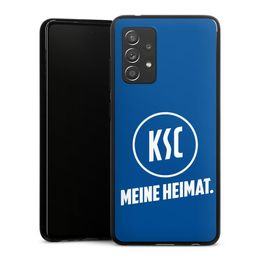 DeinDesign Galaxy A52s 5G Handy Silikon H&uuml;lle Case schwarz Handyh&uuml;lle Karlsruher Sc Statement Ksc