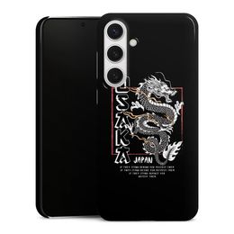 DeinDesign Galaxy S24+ Handy Premium Case Smartphone Handyh&uuml;lle Schutzh&uuml;lle gl&auml;nzend Ocean Dragon Japan Premium Case