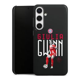 DeinDesign Galaxy S24+ Handy Premium Case Smartphone Handyh&uuml;lle Schutzh&uuml;lle gl&auml;nzend Fc Bayern M&uuml;nchen Official Licensed Product Giulia Gwinn Premium Case
