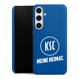 DeinDesign Galaxy S24+ Handy Premium Case Smartphone Handyh&uuml;lle Schutzh&uuml;lle gl&auml;nzend Karlsruher Sc Statement Ksc Premium Case