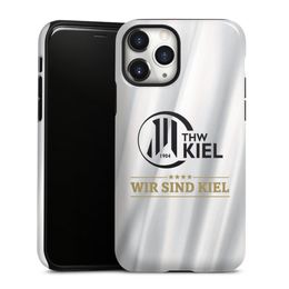 DeinDesign iPhone 11 Pro Handy Panzer Handyh&uuml;lle robuste Outdoor H&uuml;lle Schutzh&uuml;lle gl&auml;nzend Handball Official Licensed Product Thw Kiel Tough Case