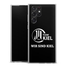 DeinDesign Galaxy S22 Ultra Handy Silikon H&uuml;lle Case transparent Handyh&uuml;lle Merchandise Handball Thw Kiel Silikon Case