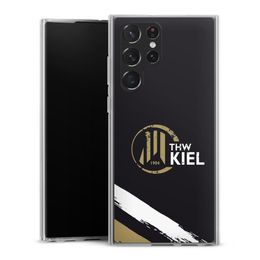 DeinDesign Galaxy S22 Ultra Handy Silikon H&uuml;lle Case transparent Handyh&uuml;lle Logo Handball Thw Kiel Silikon Case