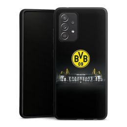 DeinDesign Galaxy A52s 5G Handy Premium Silikon H&uuml;lle Handyh&uuml;lle schwarz Case Bvb Stadium Borussia Dortmund Silikon Premium Case