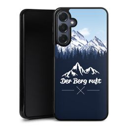 DeinDesign Galaxy A16 5G Handy Silikon H&uuml;lle Case schwarz Handyh&uuml;lle Sky Mountain Wanderlust