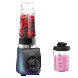 Tefal Standmixer "BL19H4 Blend Up", blau (boreal blau), B:12,8cm H:38,8cm T:18,2cm, Zerkleinerer, 8 automatische Programme, kompakt, Silence-Modus