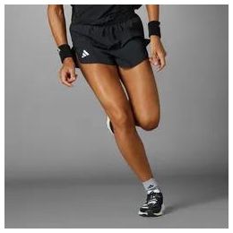 Laufshorts Adidas PERFORMANCE "ADIZERO E SHORT", Damen, Gr. XXL, N-Gr, schwarz (schwarz, normal, gr.), Obermaterial: 100% Polyester, Hosen