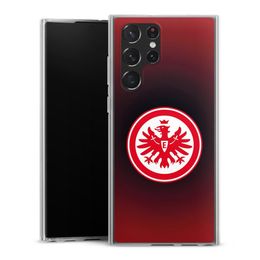 DeinDesign Galaxy S22 Ultra Handy Silikon H&uuml;lle Case transparent Handyh&uuml;lle Official Licensed Product Coat Of Arms Eintracht Frankfurt Silikon Case