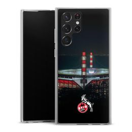 DeinDesign Galaxy S22 Ultra Handy Silikon H&uuml;lle Case transparent Handyh&uuml;lle Stadium 1. Fc K&ouml;ln Official Licensed Product Silikon Case
