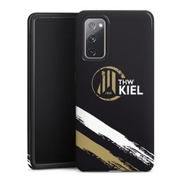 DeinDesign Galaxy S20 FE 5G Handy Panzer Handyh&uuml;lle robuste Outdoor H&uuml;lle Schutzh&uuml;lle gl&auml;nzend Logo Handball Thw Kiel Tough Case