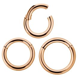 Adelia&acute;s Intimpiercing ADELIA&acute;S "Piercing - Intimpiercing 316L Stahl Rose", gold, Piercings, Damen, Motiv Rose, &Oslash; 10 mm, 316L Stahl