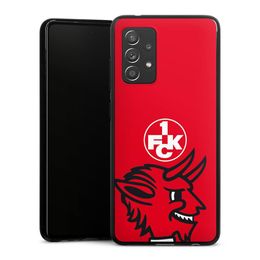 DeinDesign Galaxy A52s 5G Handy Silikon H&uuml;lle Case schwarz Handyh&uuml;lle 1. Fc Kaiserslautern 1. Fck Devil