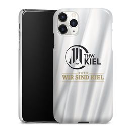 DeinDesign iPhone 11 Pro Max Handy Premium Case Smartphone Handyh&uuml;lle Schutzh&uuml;lle gl&auml;nzend Official Licensed Product Thw Kiel Handball Premium Case