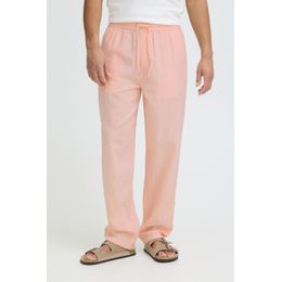 Leinenhose Blend "BHAban Linen Mix", Herren, Gr. S, US-Gr&ouml;&szlig;en, peachskin, 70% Baumwolle, 30% Leinen, meliert, Basic, weit normal, Hosen, Gem&uuml;tliche Leinenmix-Hose mit elastischem Bund und Kordel