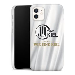 DeinDesign iPhone 12 mini Handy Premium Case Smartphone Handyh&uuml;lle Schutzh&uuml;lle gl&auml;nzend Official Licensed Product Thw Kiel Handball Premium Case
