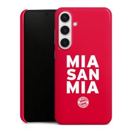 DeinDesign Galaxy S24+ Handy Premium Case Smartphone Handyh&uuml;lle Schutzh&uuml;lle gl&auml;nzend Fcb Mia San Mia Fc Bayern M&uuml;nchen Premium Case