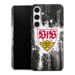 DeinDesign Galaxy S24+ Handy Premium Case Smartphone Handyh&uuml;lle Schutzh&uuml;lle gl&auml;nzend Official Licensed Product Vfb Stuttgart Bundesliga Premium Case