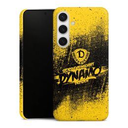DeinDesign Galaxy S24+ Handy Premium Case Smartphone Handyh&uuml;lle Schutzh&uuml;lle gl&auml;nzend Logo Official Licensed Product Sg Dynamo Dresden Premium Case