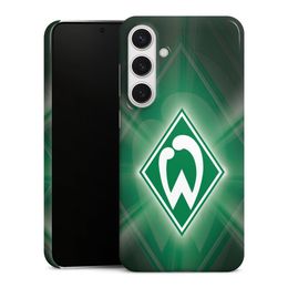 DeinDesign Galaxy S24+ Handy Premium Case Smartphone Handyh&uuml;lle Schutzh&uuml;lle gl&auml;nzend Sv Werder Bremen Coat Of Arms Official Licensed Product Premium Case