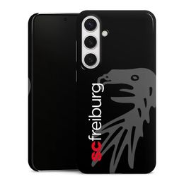 DeinDesign Galaxy S24+ Handy Premium Case Smartphone Handyh&uuml;lle Schutzh&uuml;lle gl&auml;nzend Logo Sc Freiburg Official Licensed Product Premium Case