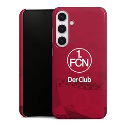DeinDesign Galaxy S24+ Handy Premium Case Smartphone Handyh&uuml;lle Schutzh&uuml;lle gl&auml;nzend Official Licensed Product 1. Fc N&uuml;rnberg Bundesliga Premium Case