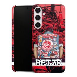 DeinDesign Galaxy S24+ Handy Premium Case Smartphone Handyh&uuml;lle Schutzh&uuml;lle gl&auml;nzend Official Licensed Product 1. Fc Kaiserslautern 1. Fck Premium Case