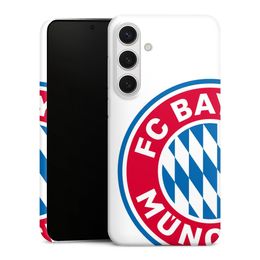 DeinDesign Galaxy S24+ Handy Premium Case Smartphone Handyh&uuml;lle Schutzh&uuml;lle gl&auml;nzend Logo Fc Bayern M&uuml;nchen Fcb Premium Case